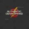 Authentic denim Brand Vintage typography t shirt print design, poster ...